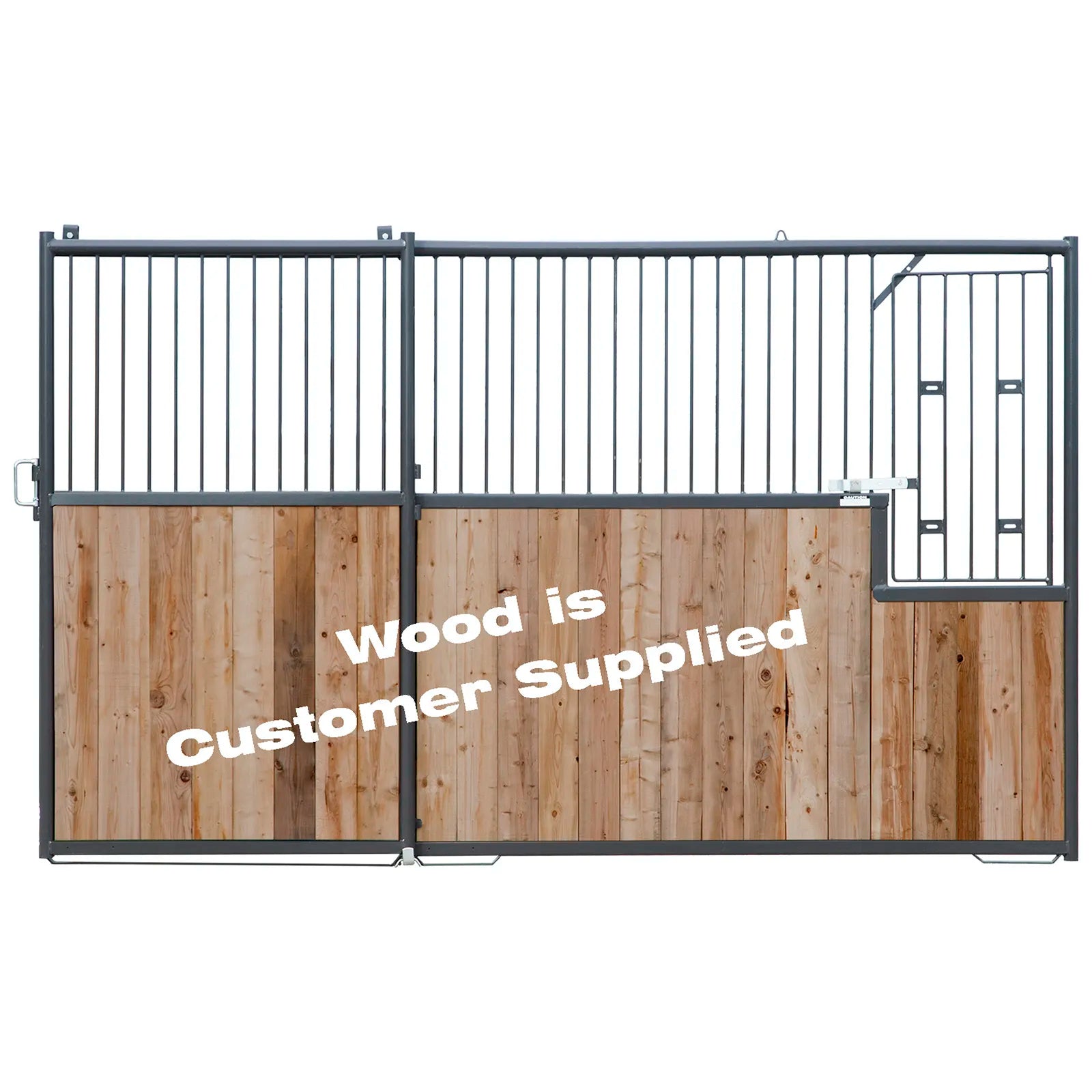 12' stall panel w/door
